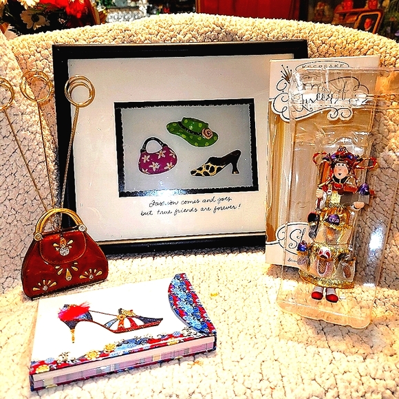 Accessories | Shadow Box Picture With Pocketbook Hat Shoes Hallmark ...